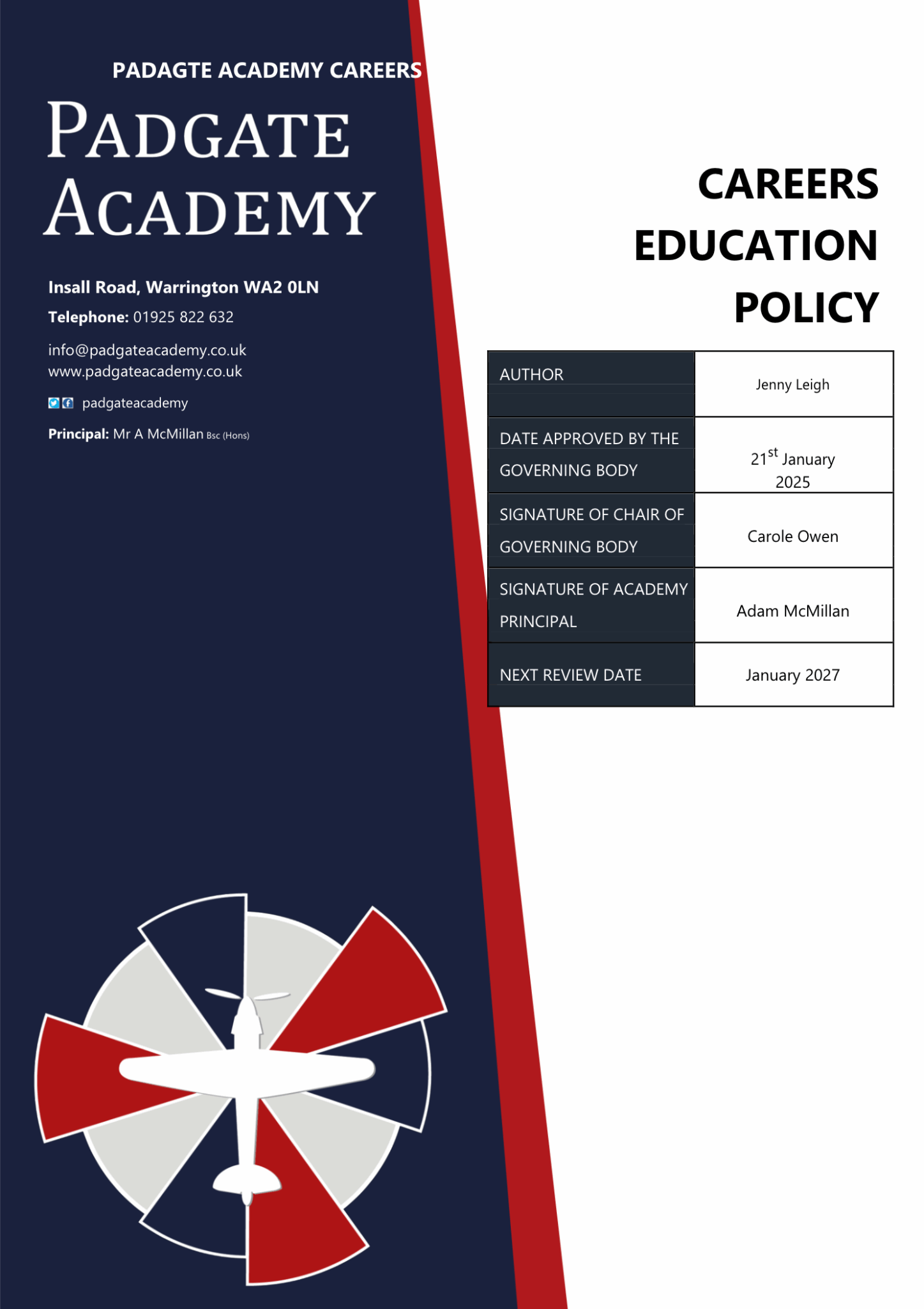 Careers – Padgate Academy